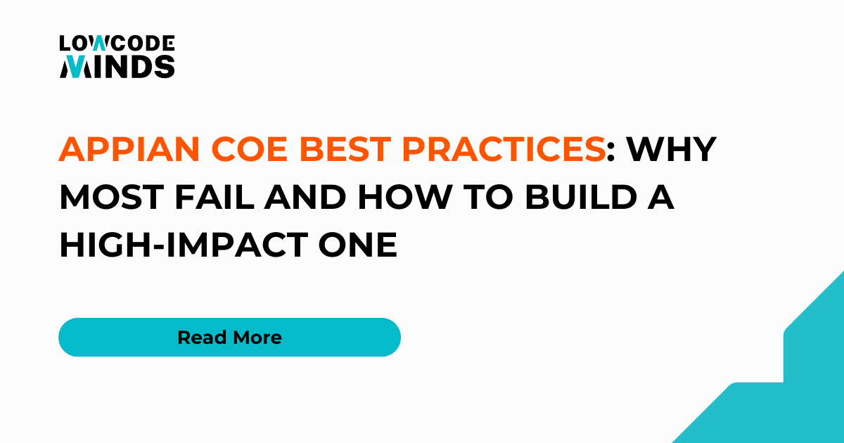 Appian CoE Best Practices: How to Build a High-Impact One