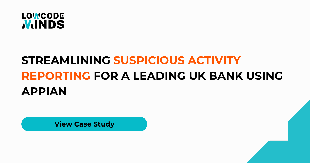 Automating Suspicious Activity Reporting for UK Bank