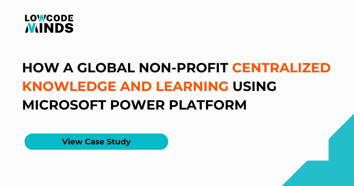 How a Global Non-Profit Centralized Knowledge and Learning